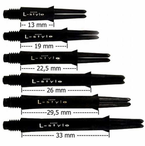 L-Shaft Straight Carbon -Dartshop